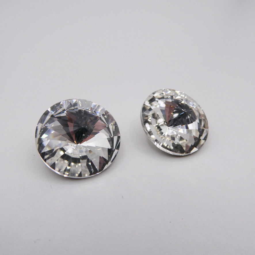 Rivoli 16mm Crystal| Bead Nerd